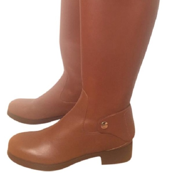 Salvatore Ferragamo | Shoes | Tan Salvatore Ferragamo Rodi Tall Riding ...